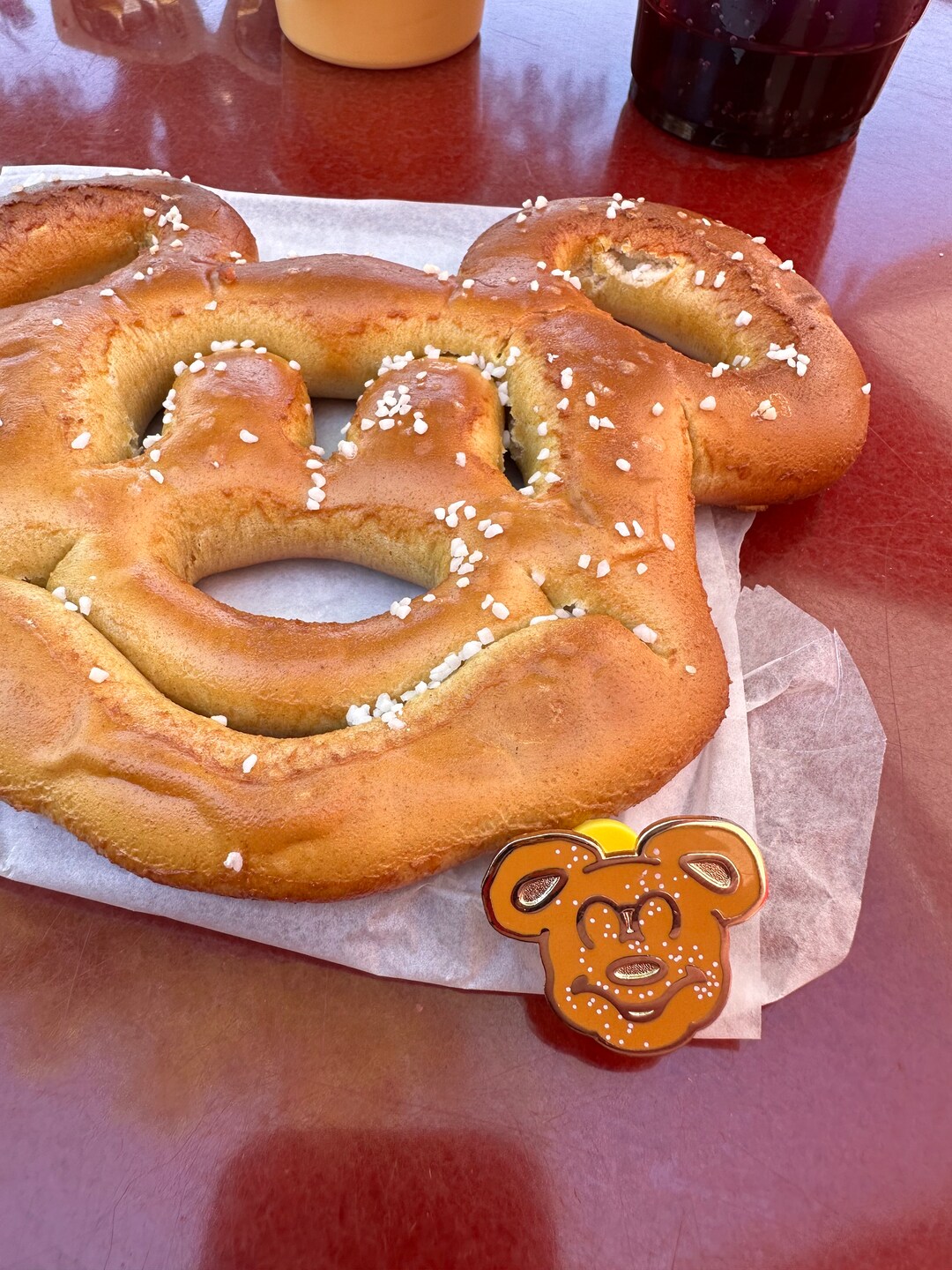 Mickey Pretzel Pin Etsy