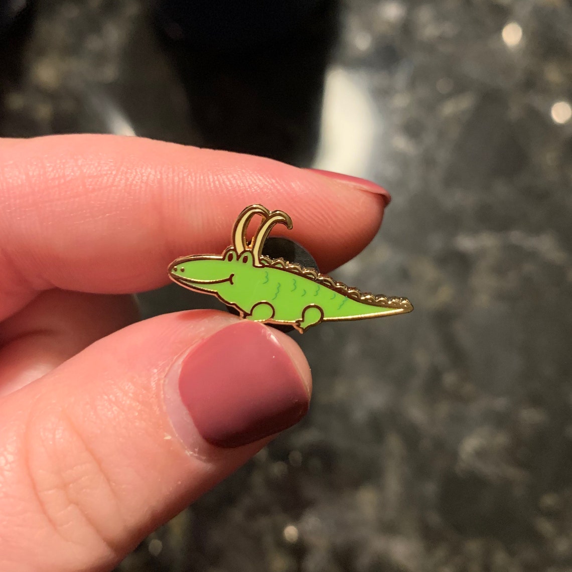 Mini Gator Loki Pin - Etsy