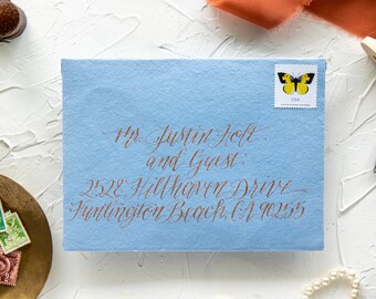Wedding Invitation Envelope Calligraphy - Etsy