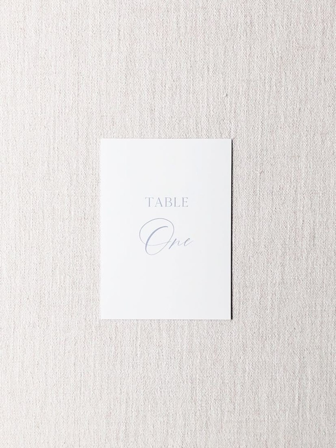 Dusty Blue Table Number Signs - Etsy