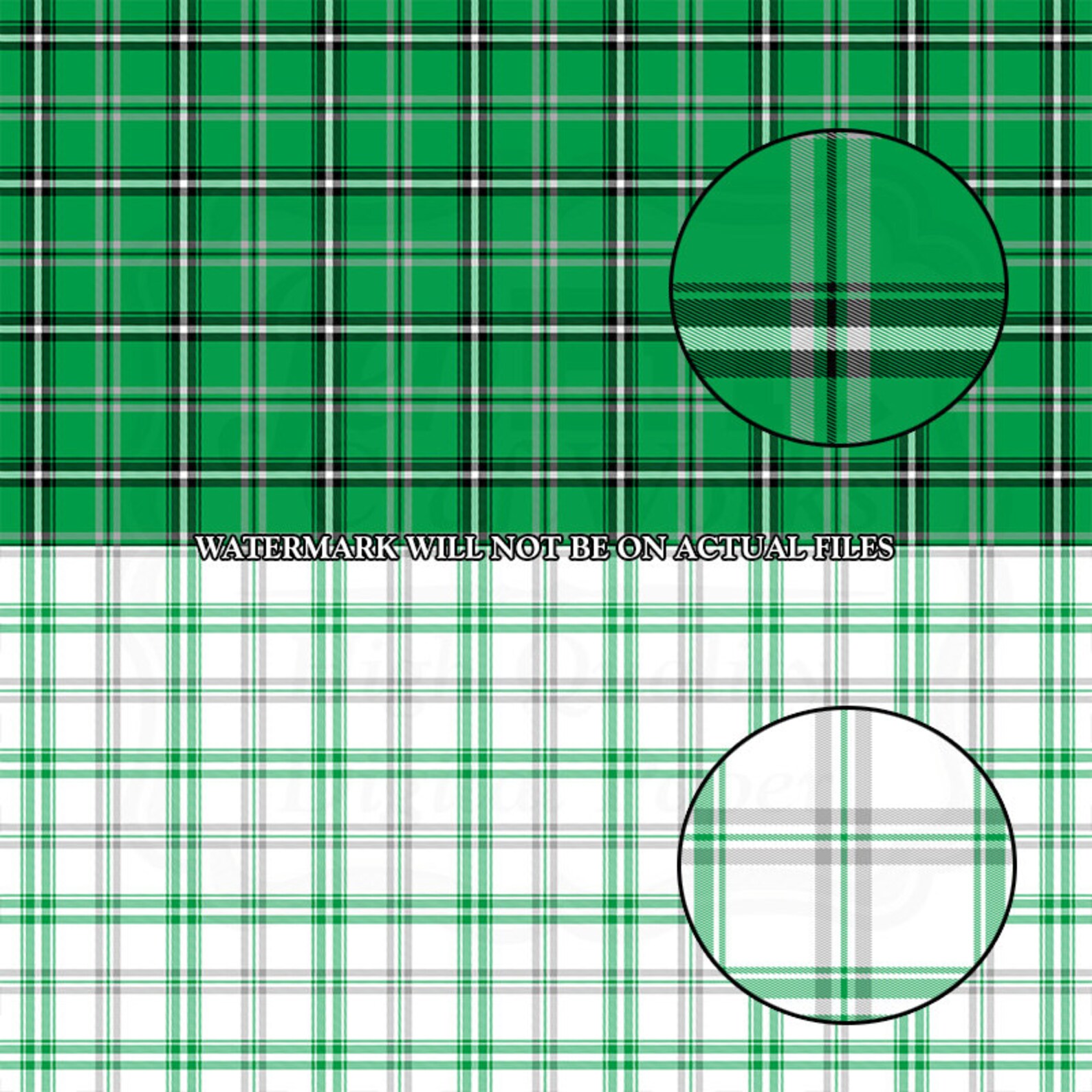 Irish Green Digital Paper Pack, Printable St Patricks Day Patterns ...