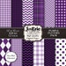 Purple Digital Paper Pack, Printable Purple Patterns, Digital Purple ...