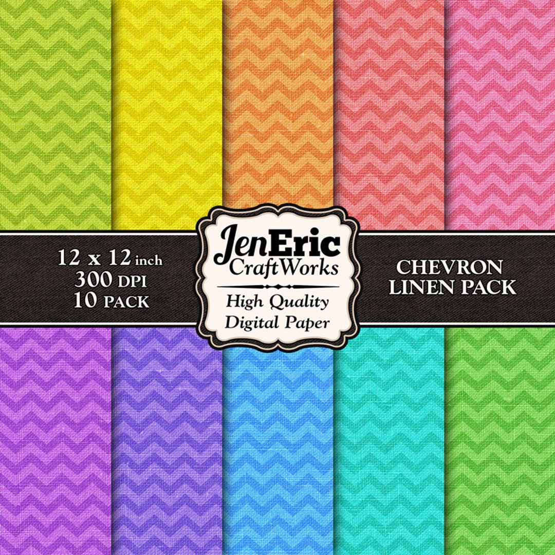 Chevron Linen Digital Paper, Printable Digital Chevron Linen, Linen ...