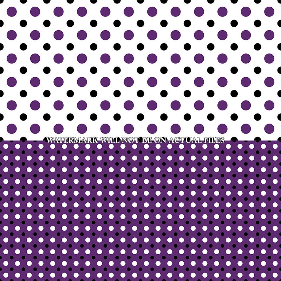 Purple Digital Paper Pack, Printable Purple Patterns, Digital Purple ...
