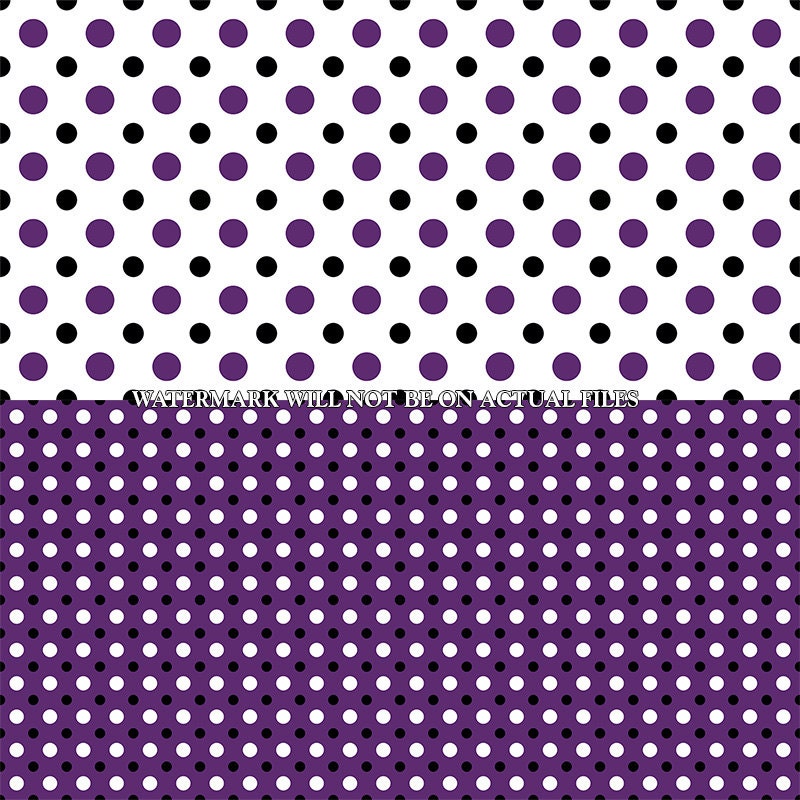 Purple Digital Paper Pack, Printable Purple Patterns, Digital Purple ...