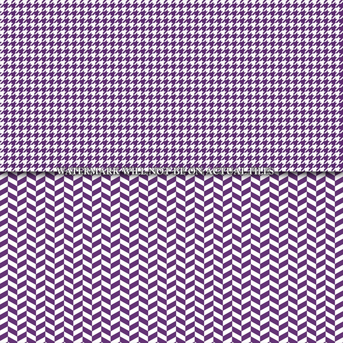 Purple Digital Paper Pack, Printable Purple Patterns, Digital Purple ...