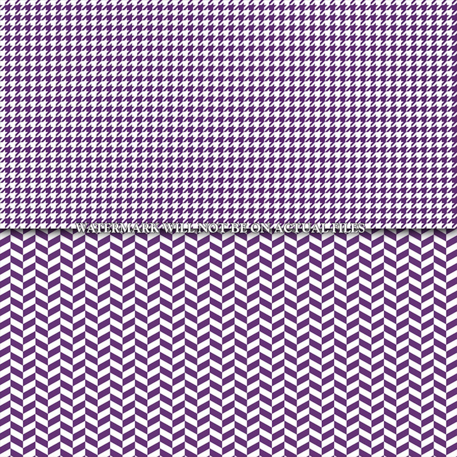 Purple Digital Paper Pack, Printable Purple Patterns, Digital Purple ...