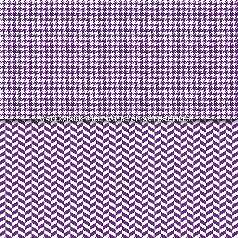 Purple Digital Paper Pack, Printable Purple Patterns, Digital Purple ...