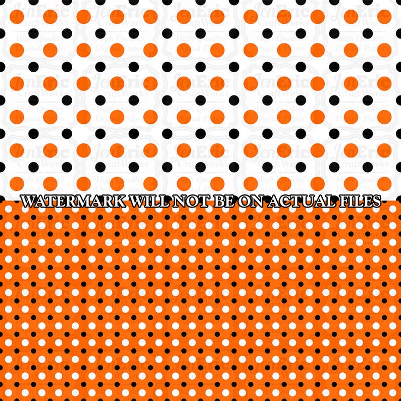 Orange Digital Paper, Halloween Digital Paper Patterns, Autumn Pumpkin ...