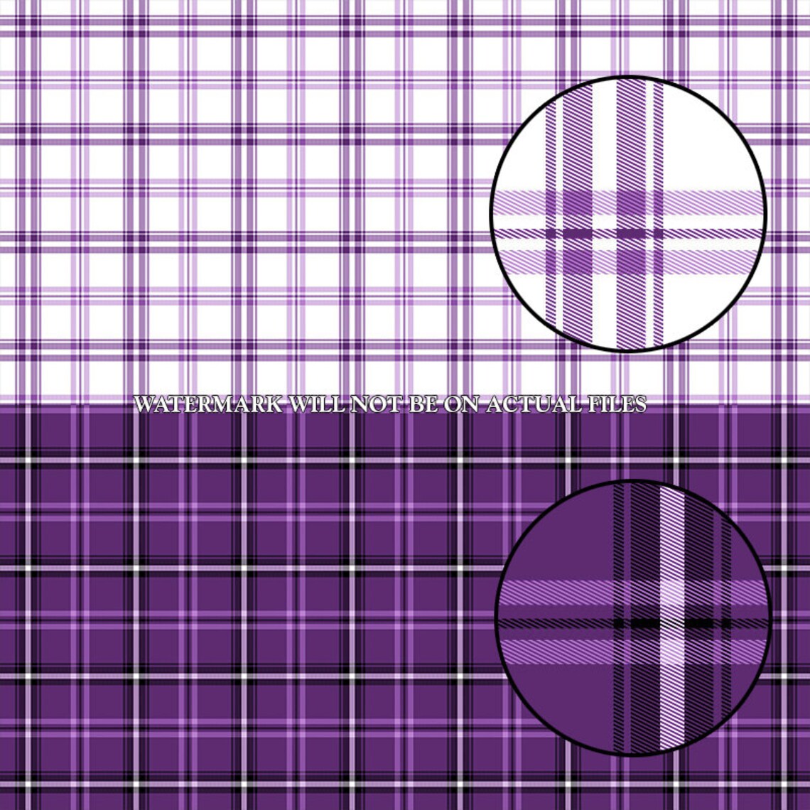 Purple Digital Paper Pack, Printable Purple Patterns, Digital Purple ...
