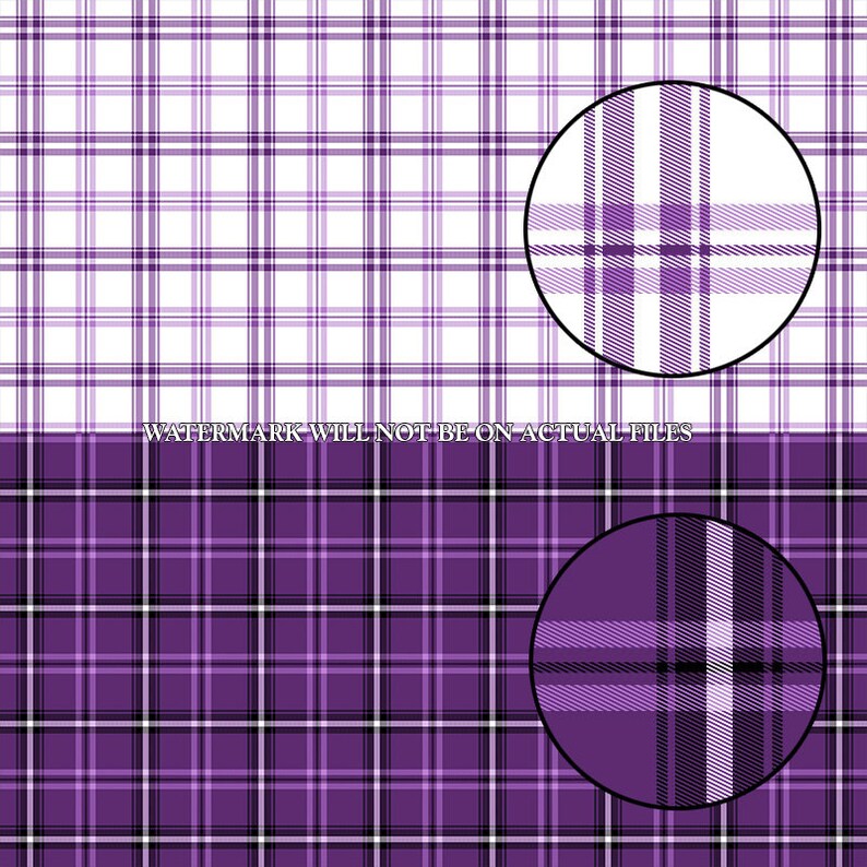 Purple Digital Paper Pack, Printable Purple Patterns, Digital Purple ...