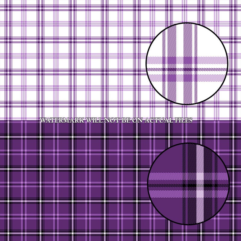 Purple Digital Paper Pack, Printable Purple Patterns, Digital Purple ...