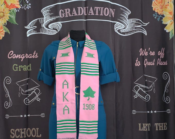 Alpha Kappa Alpha Ivy Leaf 1908 Kente Stoles - Etsy