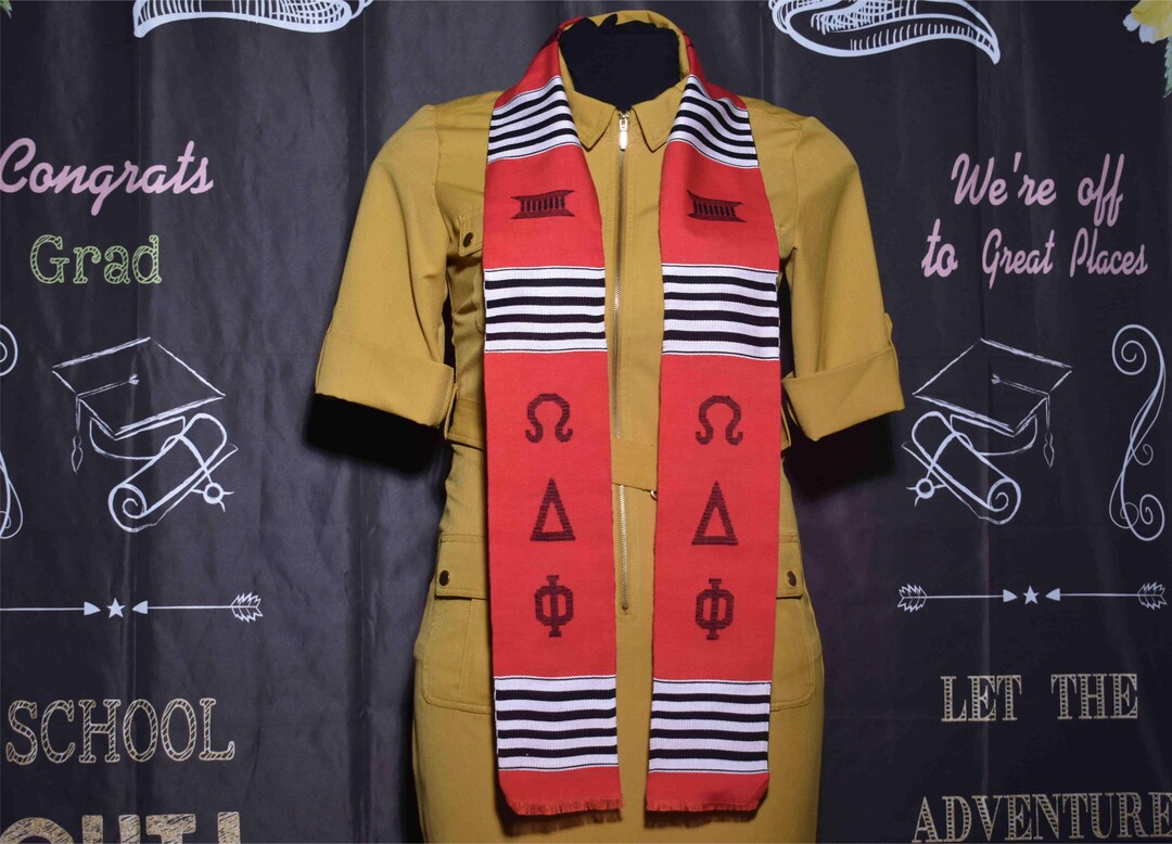 Omega Delta Phi Kente Stoles - Etsy