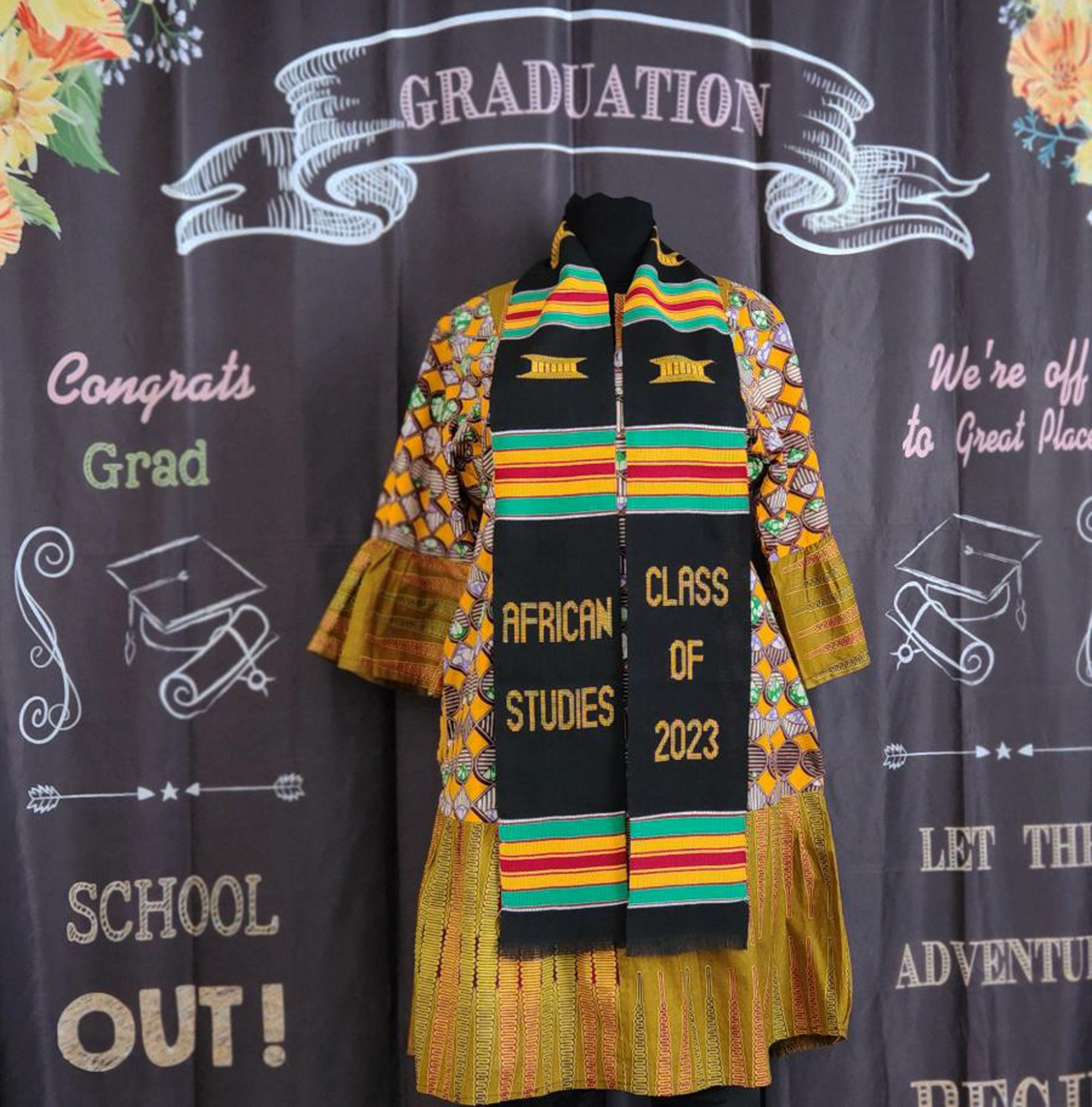 African Studies Graduation Kente Stoles - Etsy