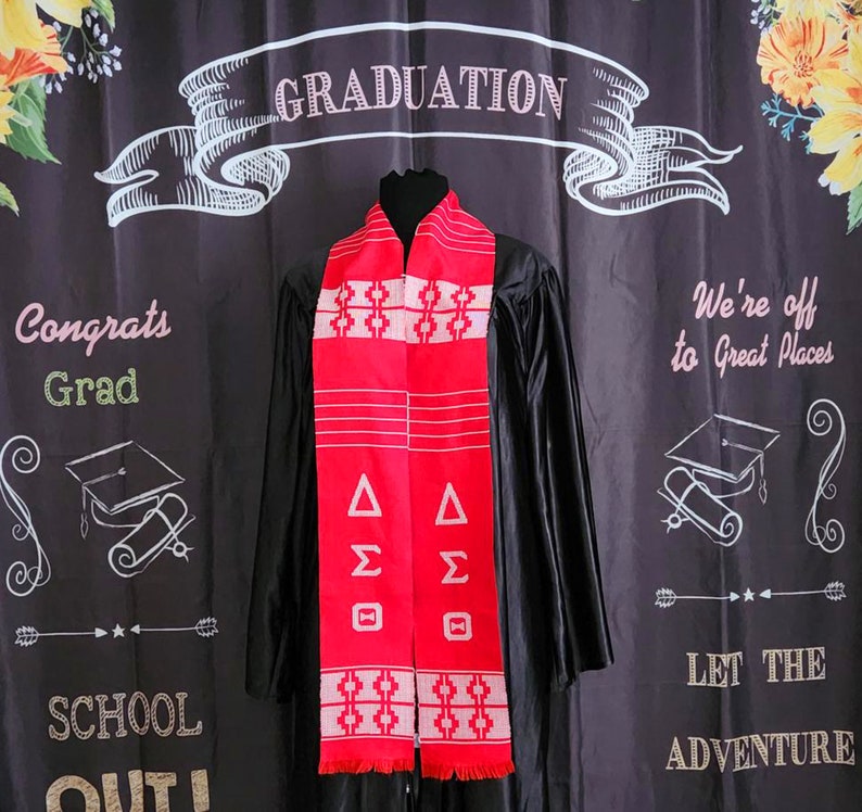 Delta Sigma Theta Kente Stoles - Etsy