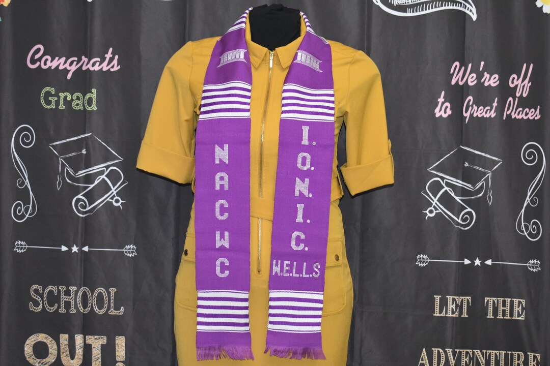NACWC W.E.L.L.S. Kente Stoles - Etsy