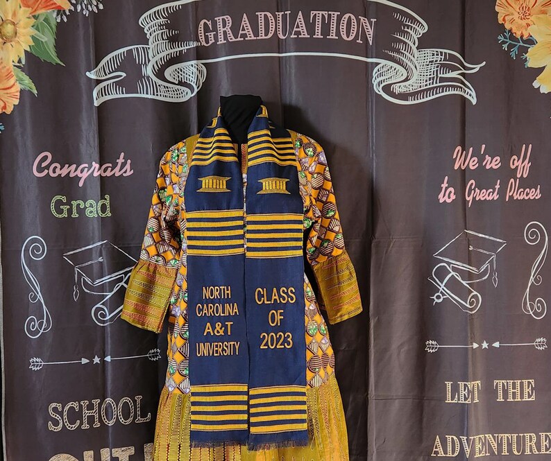 North Carolina A&T University Kente Stoles - Etsy