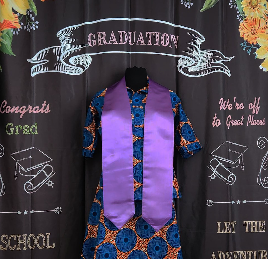 Satin Graduation Scarves - Etsy
