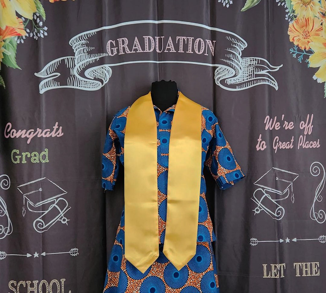 Satin Graduation Scarves - Etsy
