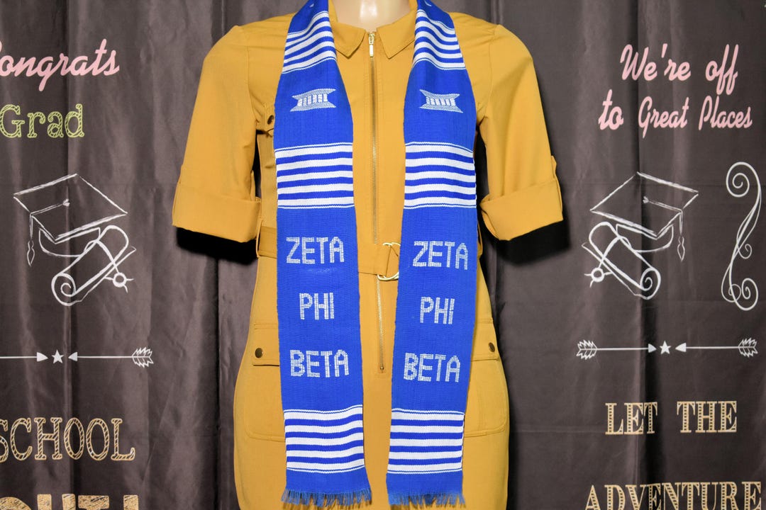 Zeta Phi Beta and Zeta Phi Beta Kente Stoles - Etsy