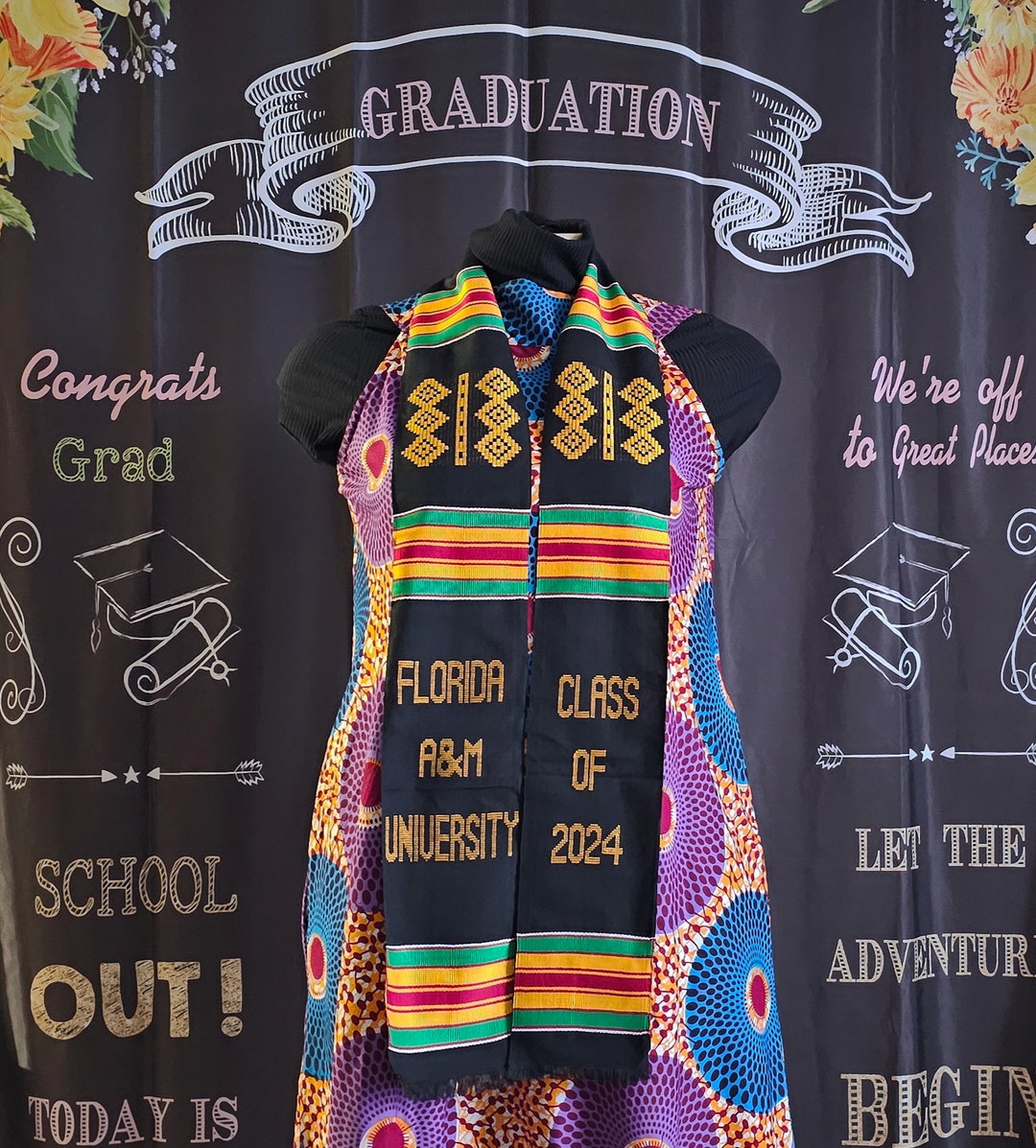 Florida A&M University Graduation Kente Stoles - Etsy