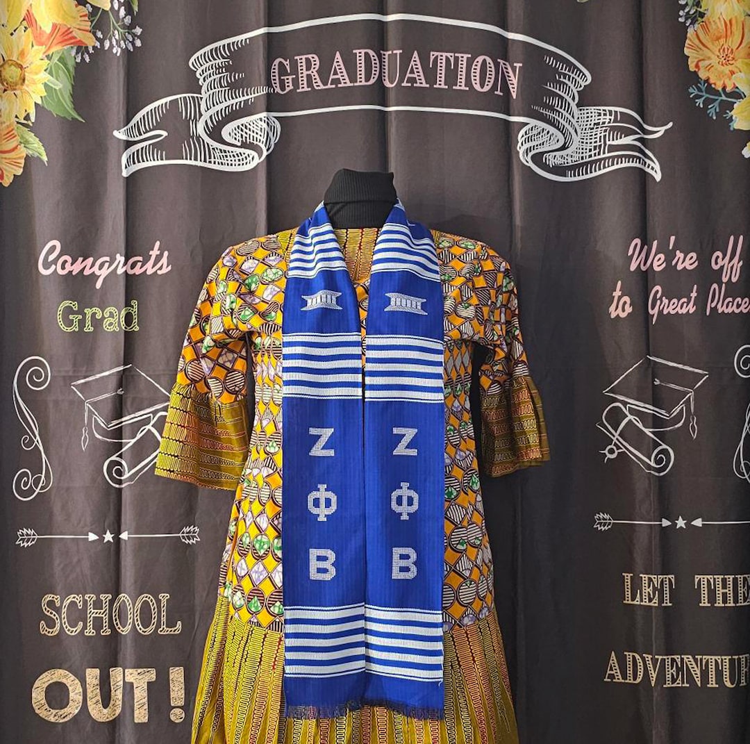 Zeta Phi Beta Kente Stoles - Etsy
