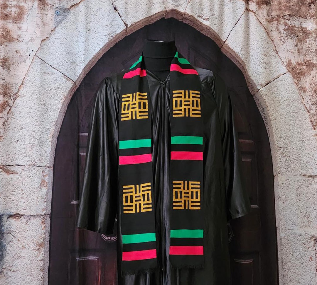 Pan African Colors Kente Stole - Etsy