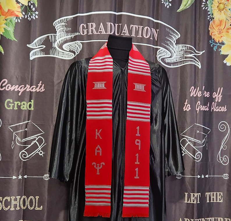 Kappa Alpha Psi 1911 Red Kente Stole - Etsy