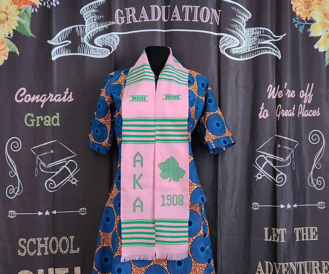 Alpha Kappa Alpha Ivy Leaf 1908 Kente Stoles - Etsy