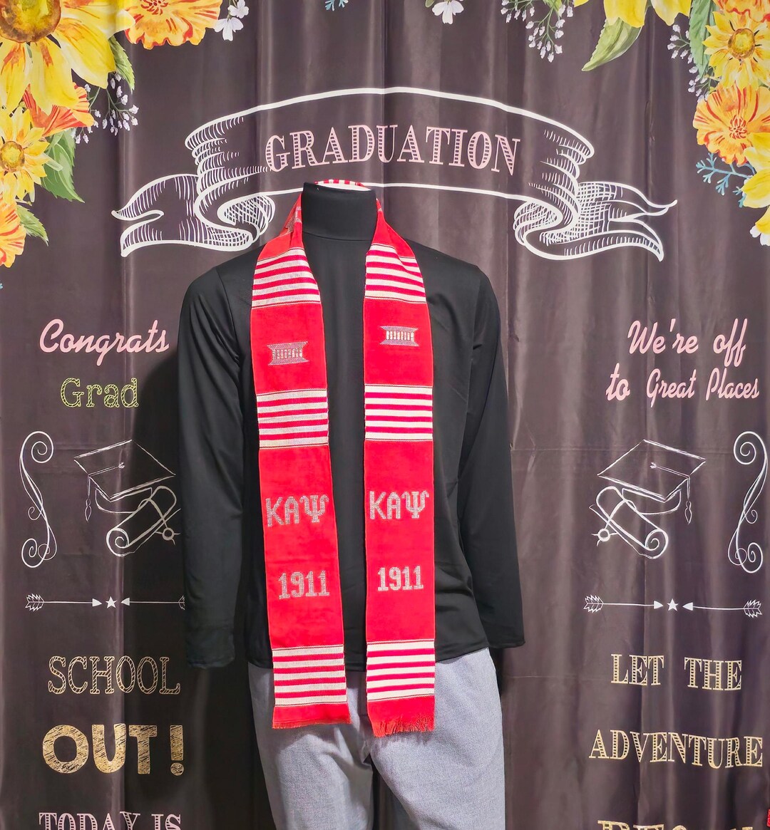 Kappa Alpha Psi 1911 1911 Red Kente Stole - Etsy