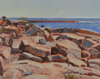 Acadia Oil Painting - Etsy