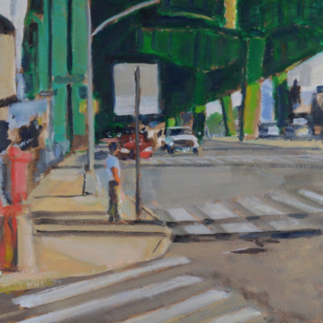 Original Oil Painting Brooklyn Gowanus Expressway Street - Etsy