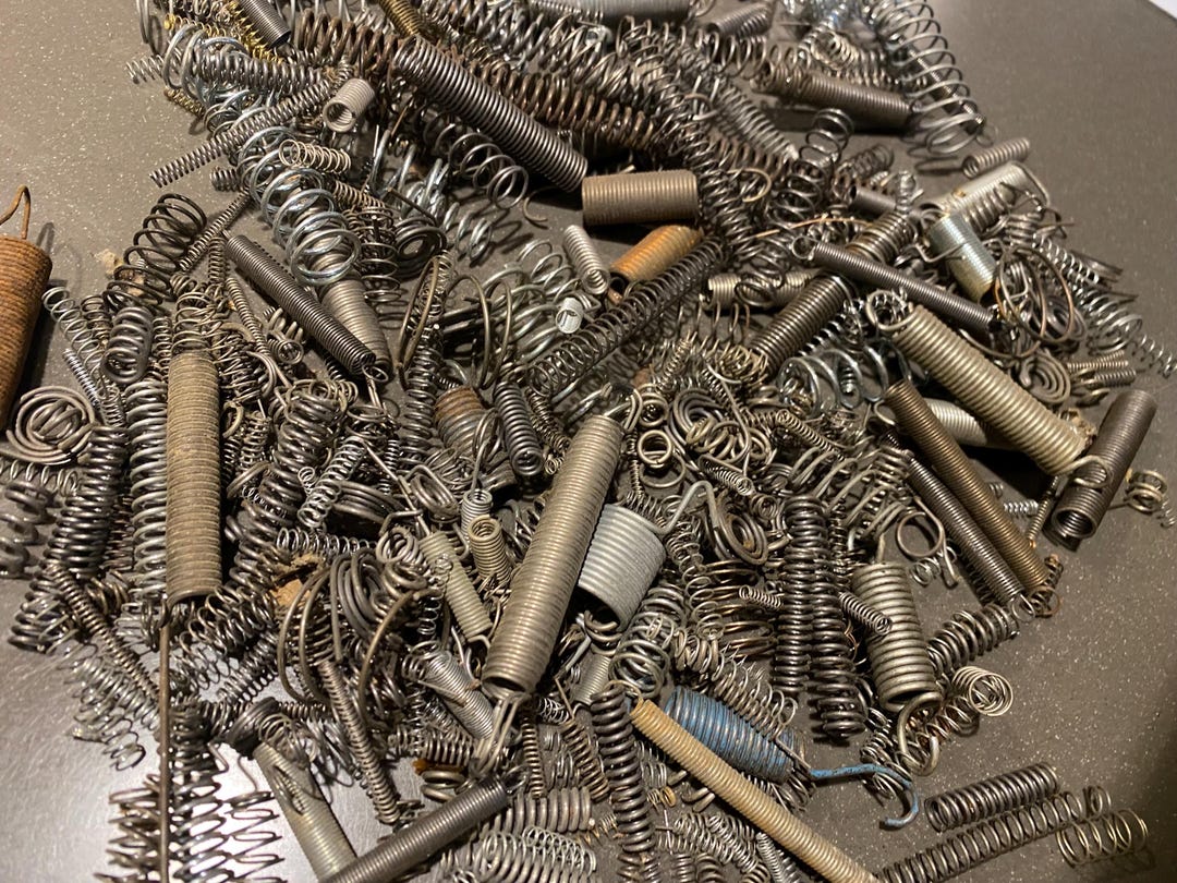 Lot of 100 Small Metal Springs Project Parts - Etsy