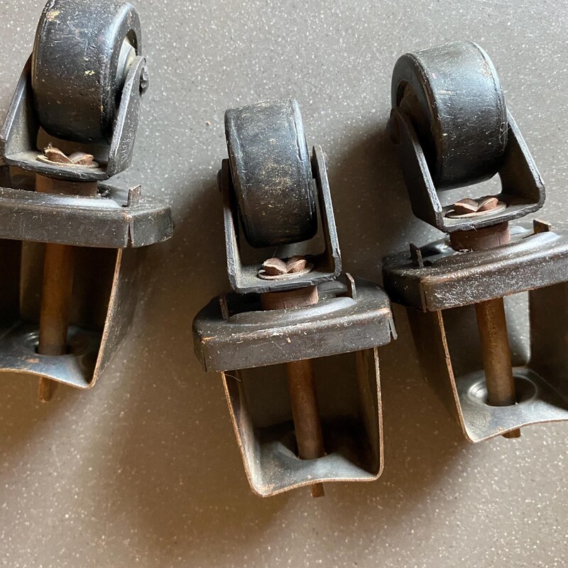 Vintage Caster Wheels - Etsy