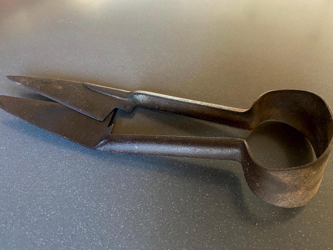 Antique Primitive Rusty Salvage Garden/yard/grass Clippers Shears ...