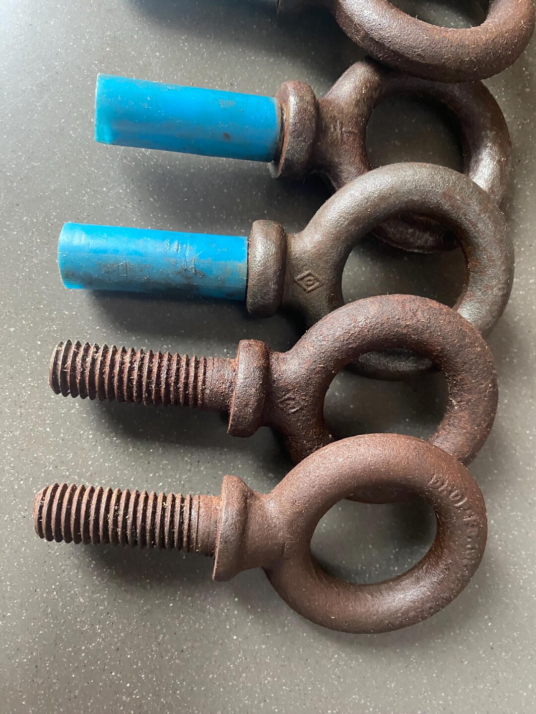 7 Heavy Duty Vintage Forged Eye Bolts Industrial Nautical Machinery - Etsy