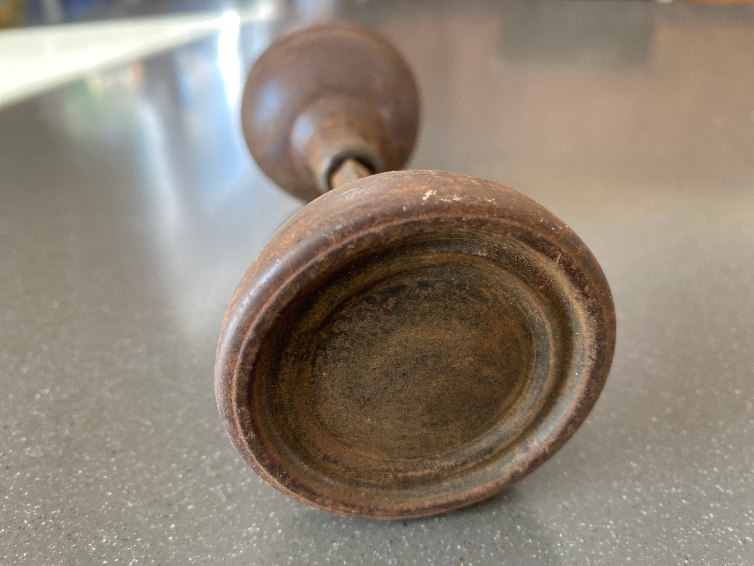Vintage Industrial Metal Door Knob Set Rusty Salvage Parts - Etsy