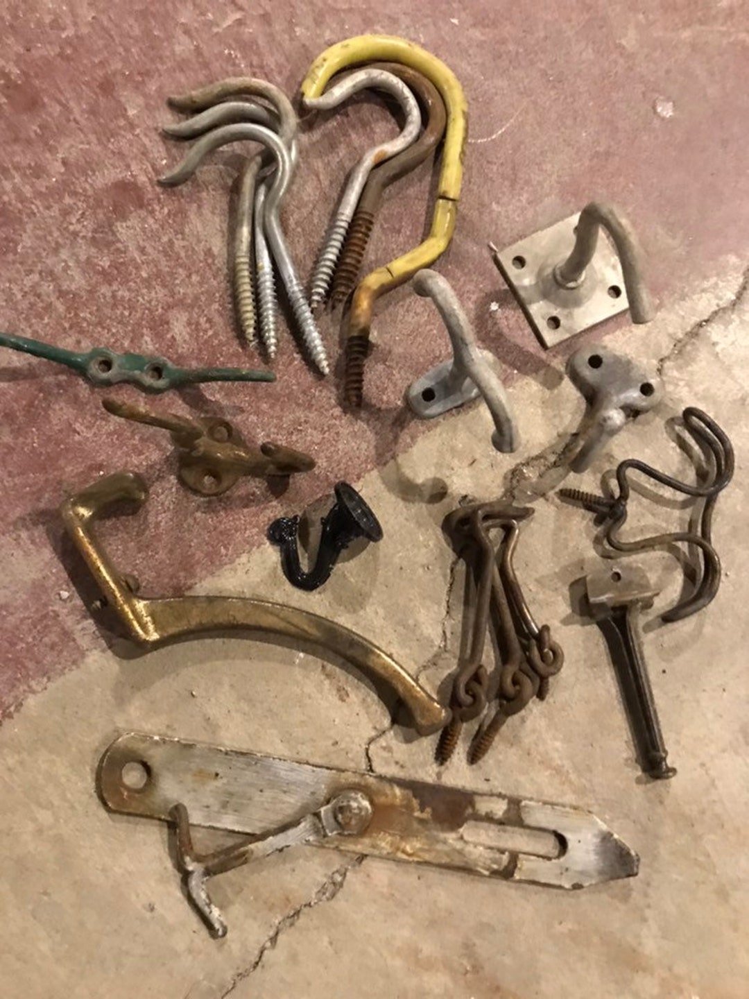 Get Hooked Lot of Variety Vintage Hooks Salvage Art Wood Projects ...