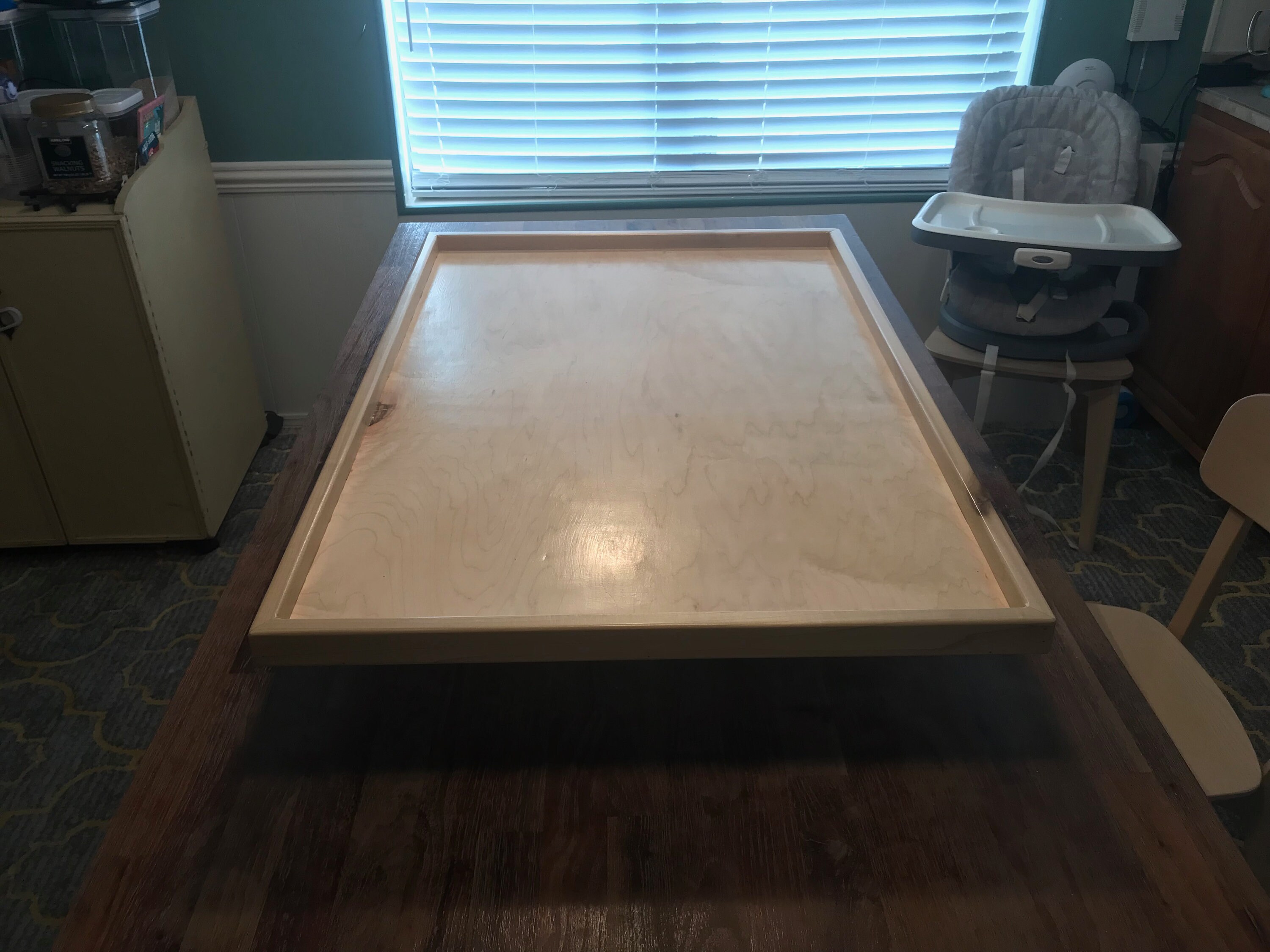 Handmade Wooden Elevated Spinning Game Table - Etsy Australia