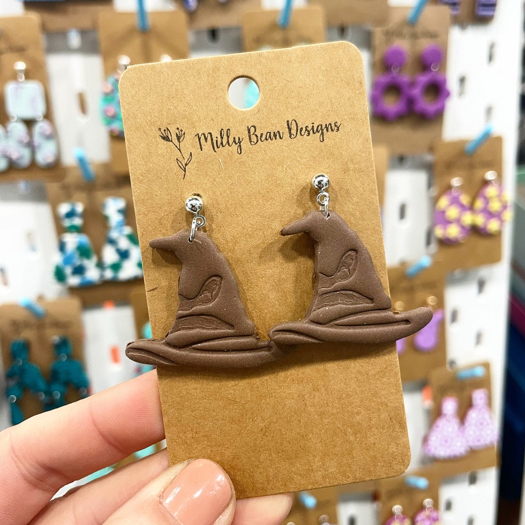 Harry potter polymer clay earrings store