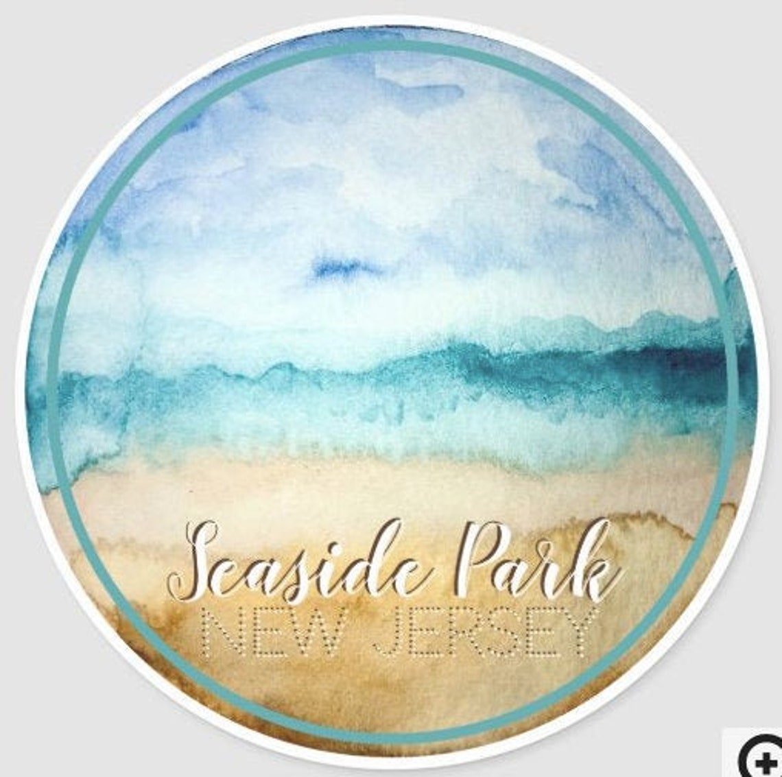 Seaside Park NJ Custom Sticker Jersey Shore Beach Decal | Etsy
