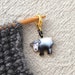Sheep Key Ring With Optional Hand Stamped Personalised Charm. - Etsy UK