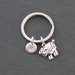 Sheep Key Ring With Optional Hand Stamped Personalised Charm. - Etsy UK