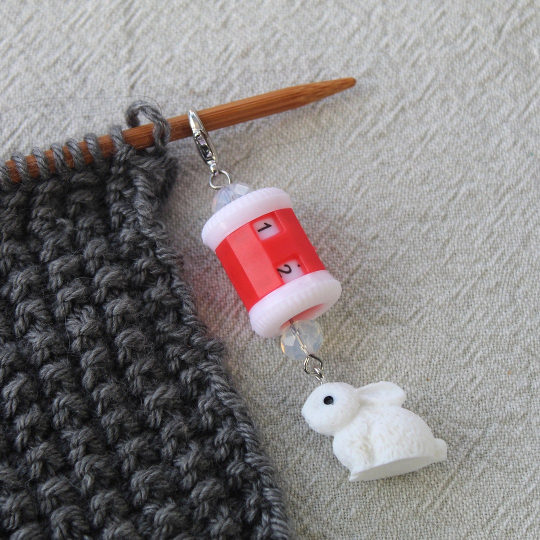 Rabbit Row Counter and Progress Keeper for Knitting & Crochet. Use as a ...