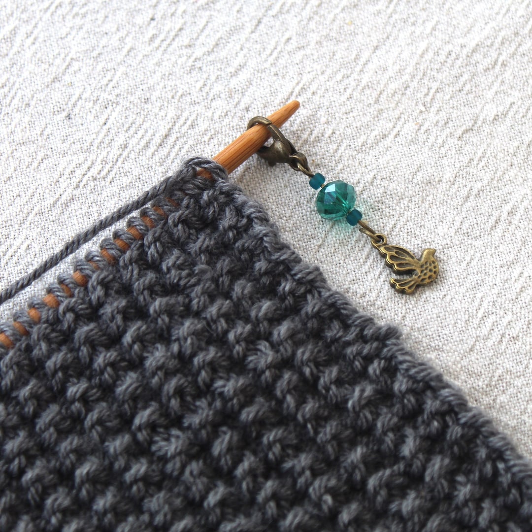 Antique Bronze Tone Bird Progress Markers. Stitch Markers, Crochet ...