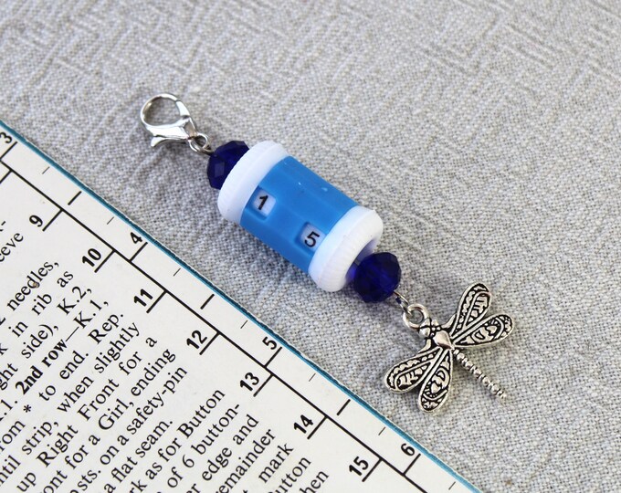 Dragonfly Row Counter and Progress Keeper for Knitting & Crochet. Use ...