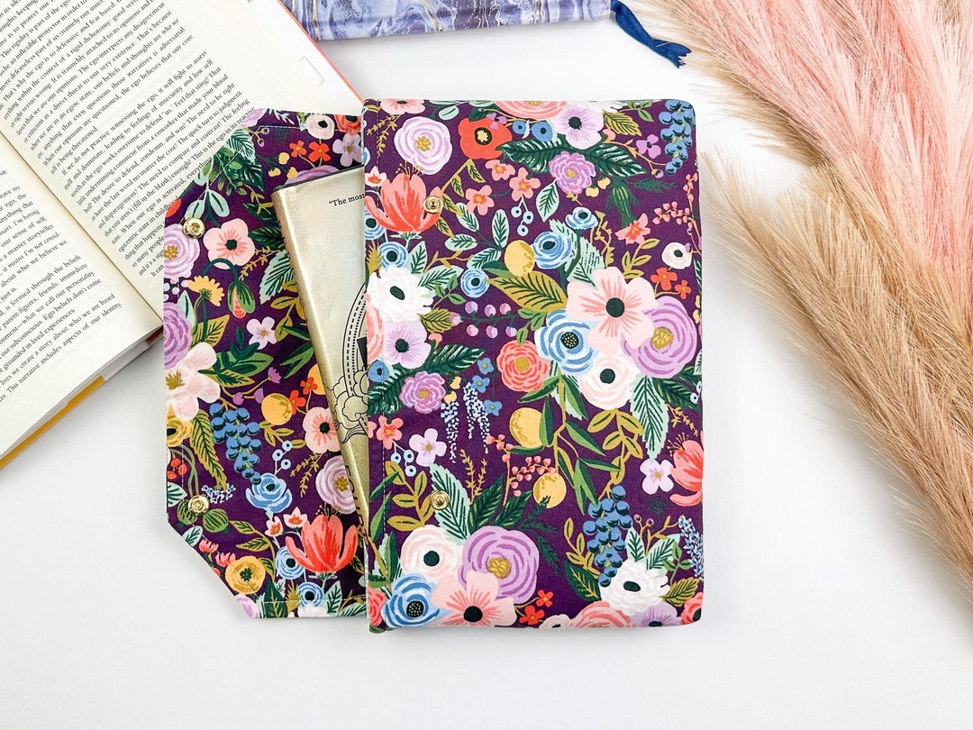 Envelope Book Sleeve With SNAP Closure Deluxe Book Sleeve Full Cover ...