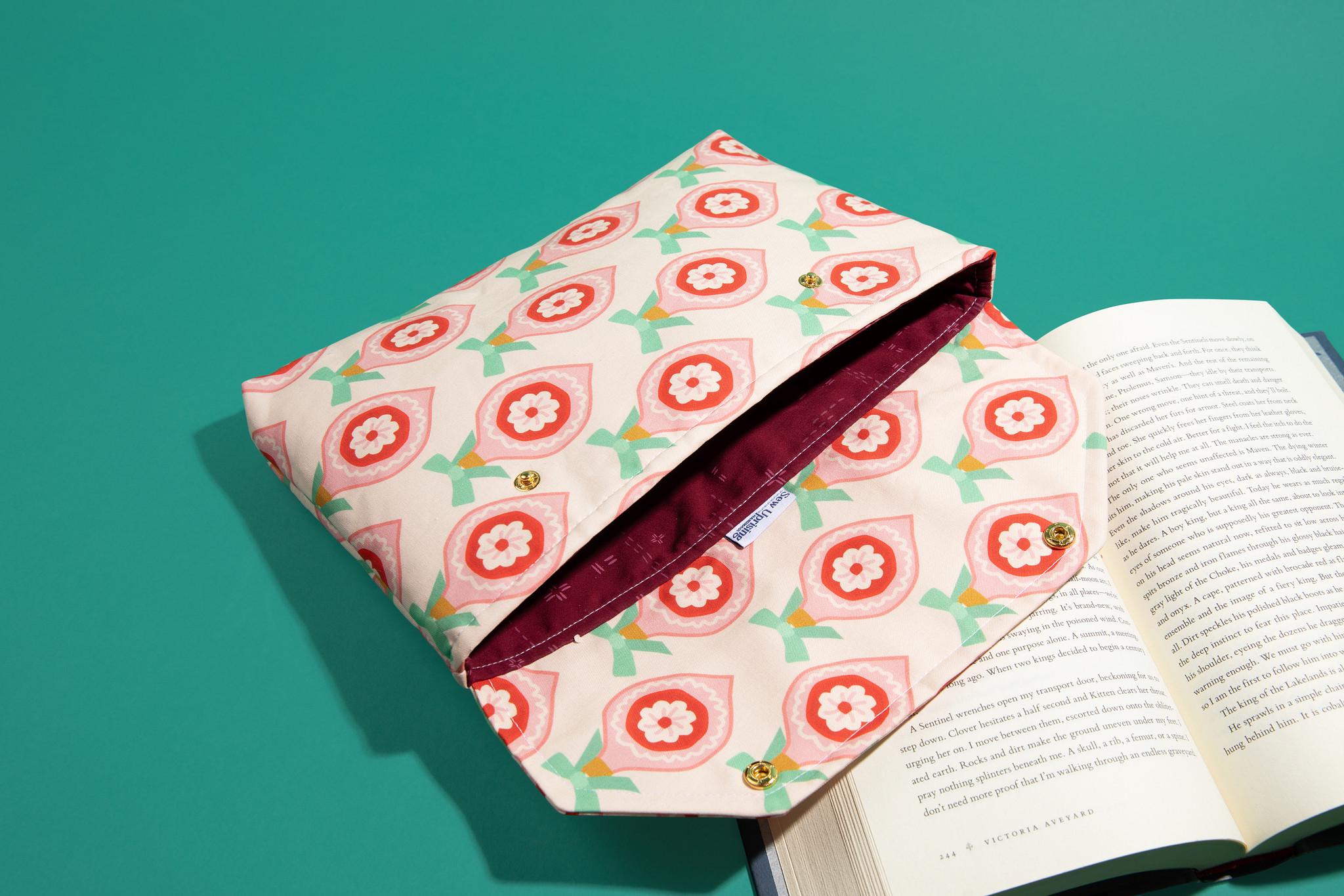 Protective Envelope Booksleeve With Snap Closure Full Coverage Book ...