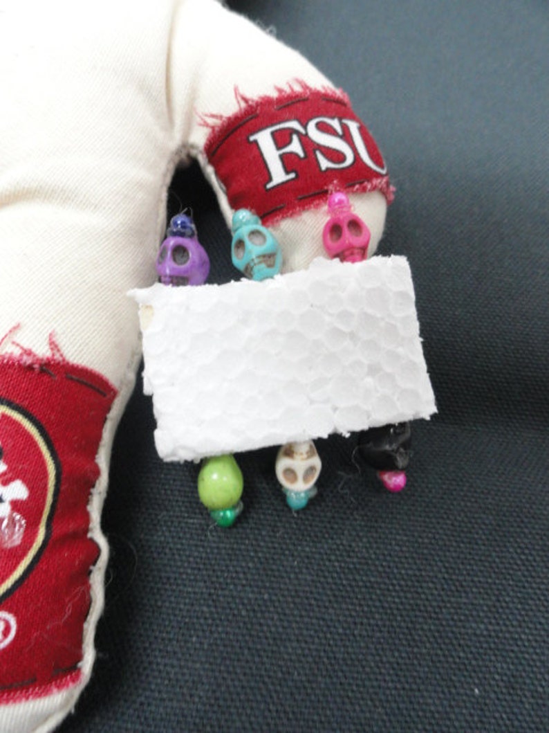 FSU Florida State Seminoles Lucky / Voodoo Doll 8' with 6 | Etsy